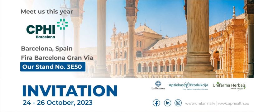 CPHI exhibition Barcelona, Spain 2023 - Unifarma